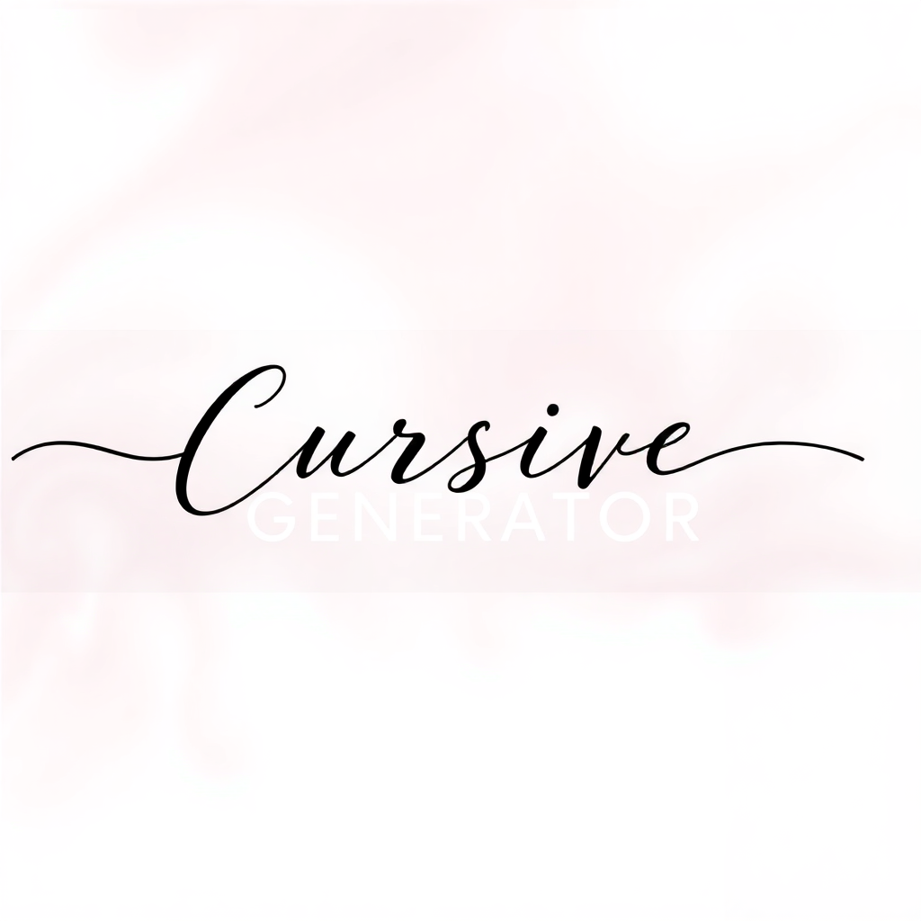 Cursive Name Generator - Nilesanta